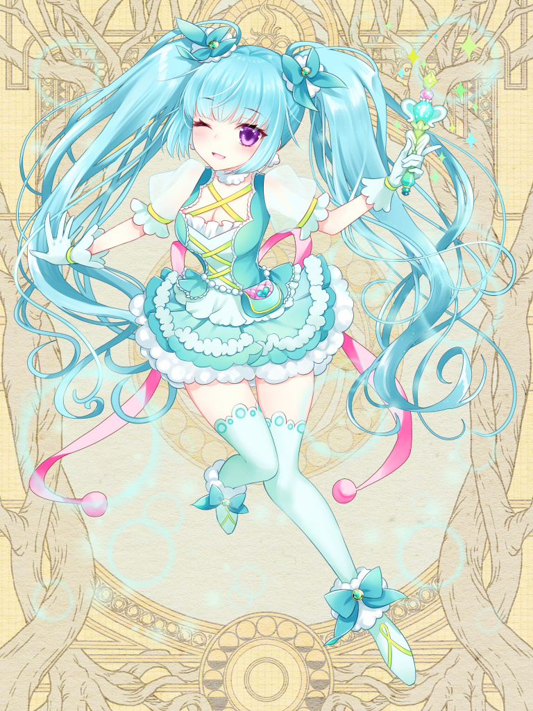 Dairoku Ryouhei 1girl Alessa Traviata Blue Bow Blue Eyes Bow